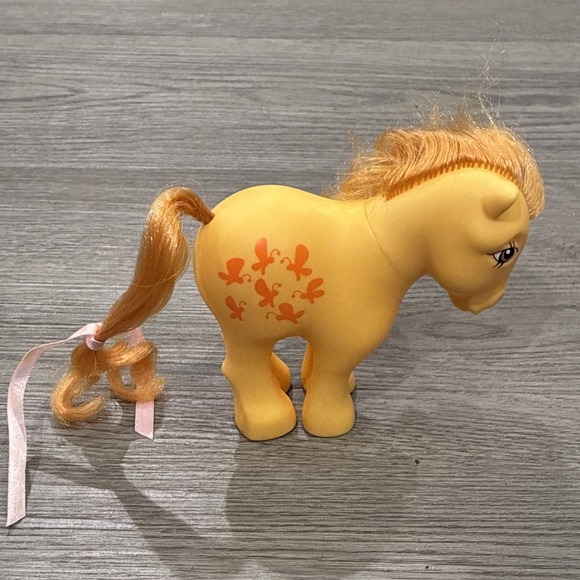 Hasbro | Toys | Vintage G 1982 My Little Pony Butterscotch With Pink ...